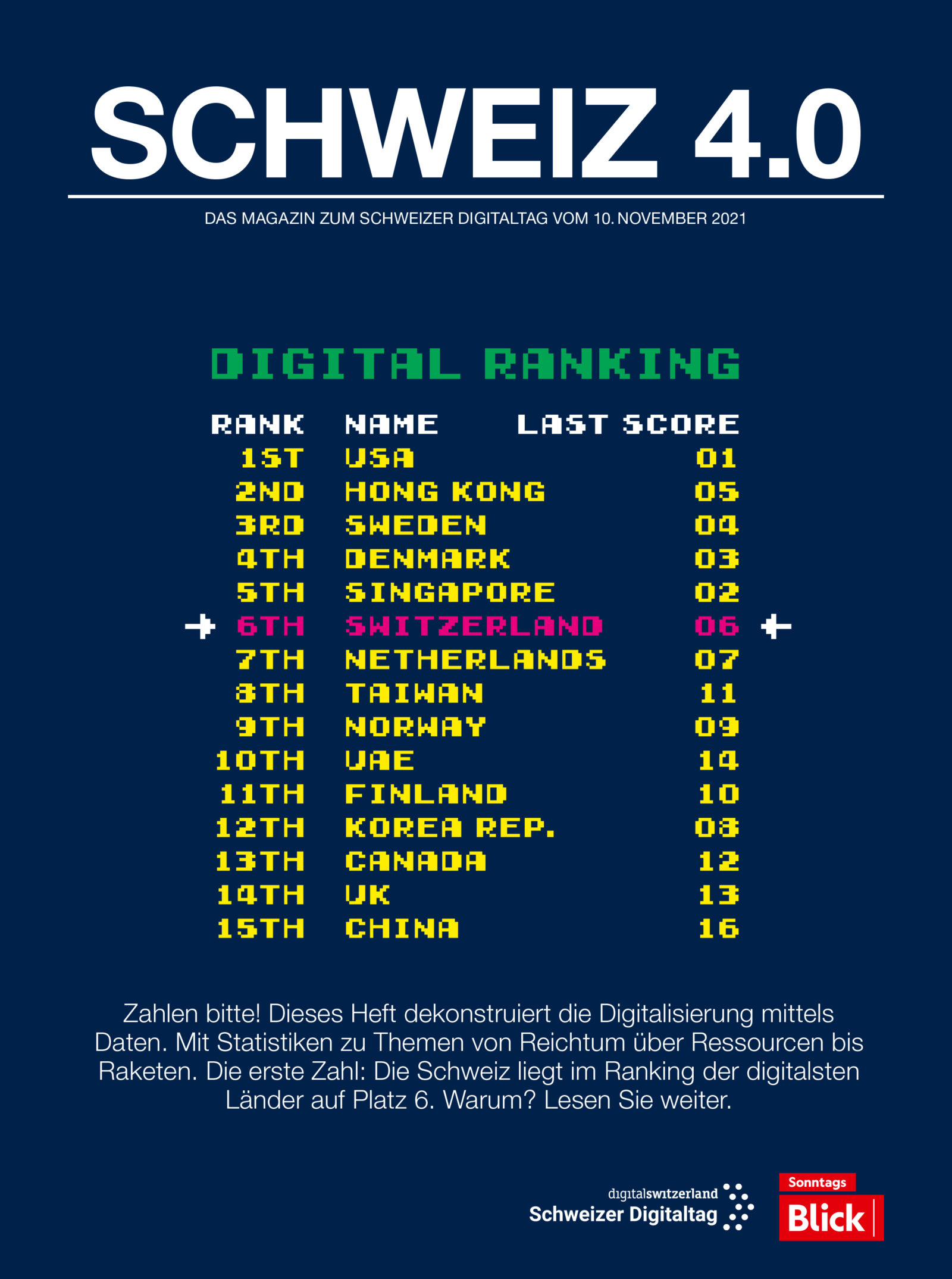 Schweiz 4.0 – Das Magazin zum Schweizer Digitaltag zum fünften Mal in ...