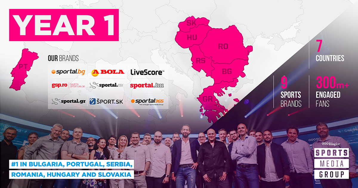 One year after its founding, the portfolio of Ringier Sports Media ...