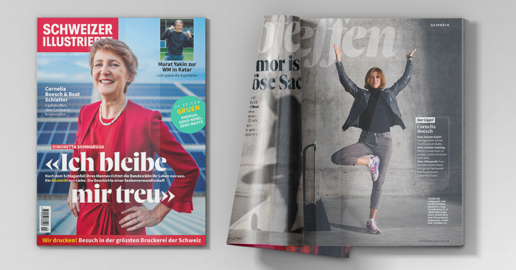 Die Schweizer Illustrierte mit aufgefrischtem Design und neuen Rubriken ...