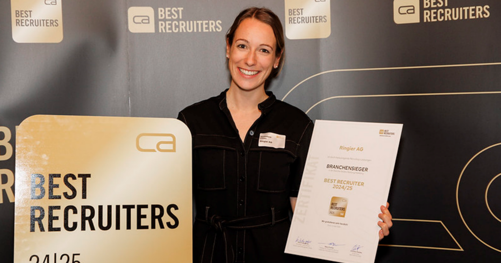 Ringier has been awarded the golden BEST RECRUITERS label for the ...